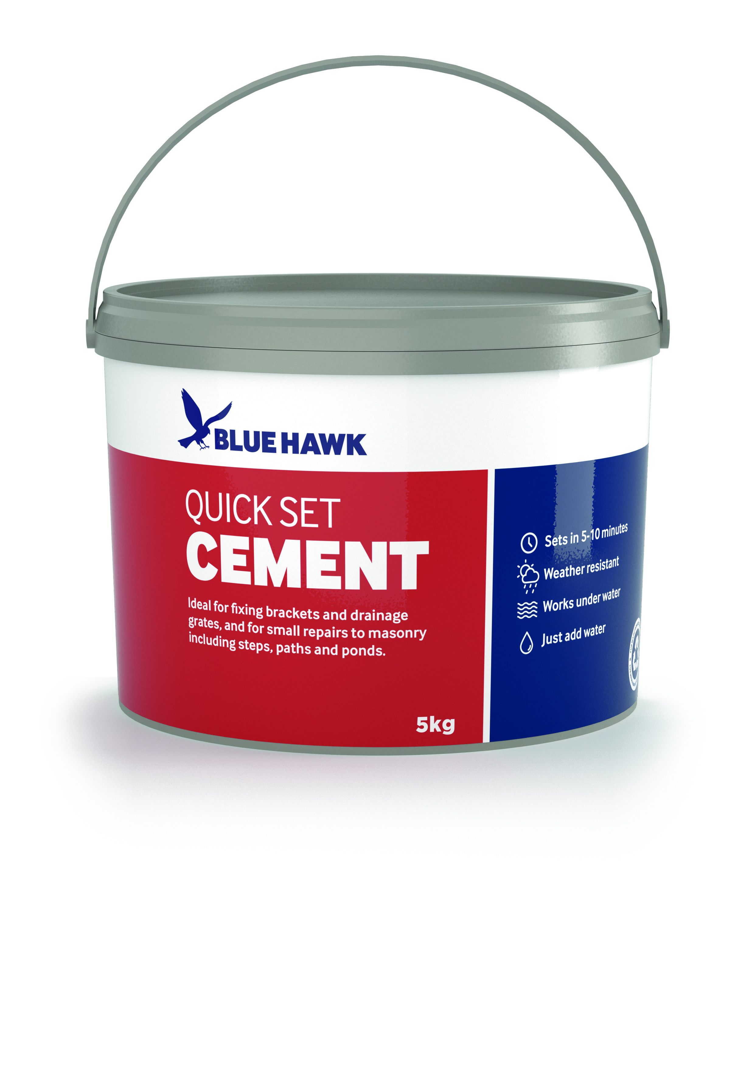 Blue Hawk Quick Set Cement Bucket | Okarno