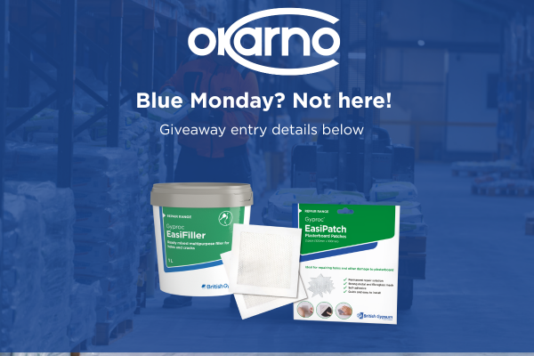 Blue Monday Gyproc Giveaway 2026 | Okarno